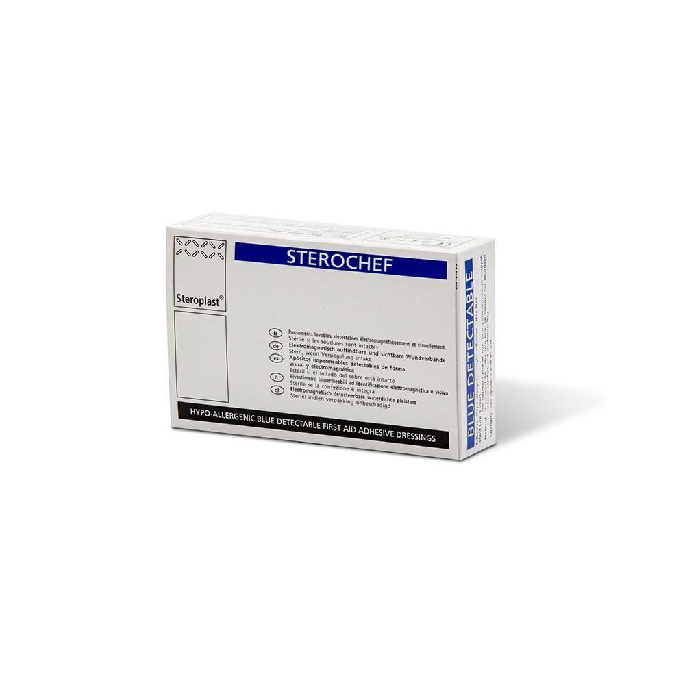 Monouso - Medicazione - Astuccio 100 cerotti assortiti Blu Detectable